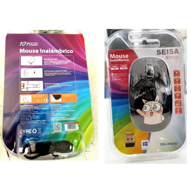 Mouse inalámbrico Seisa DN-M600 – Hipno Informática