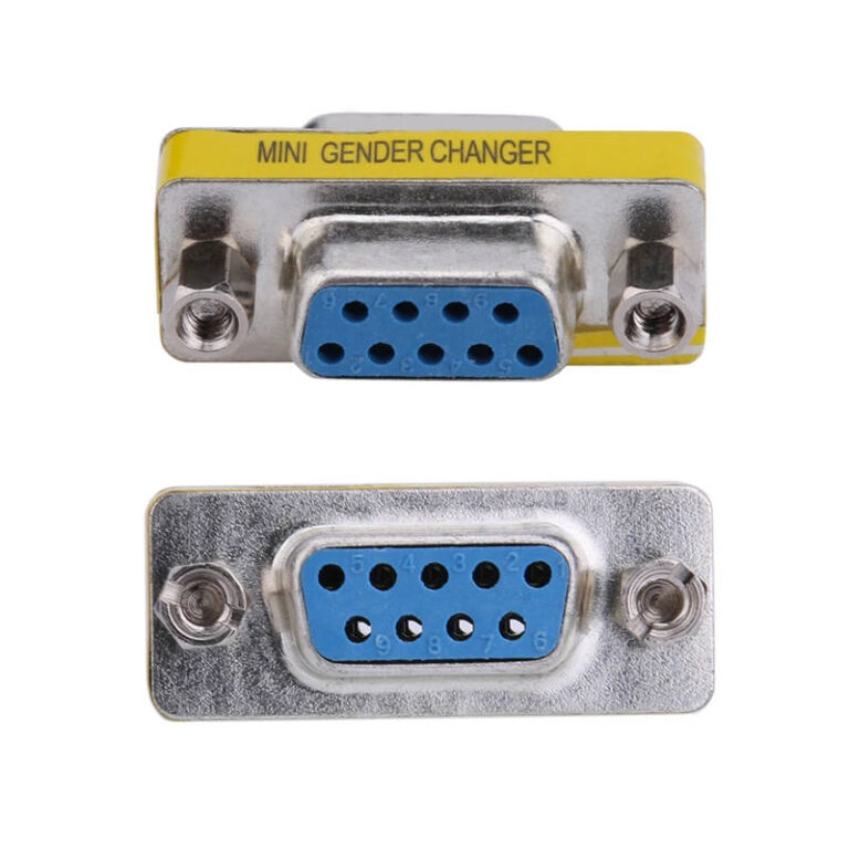 Adaptador DB9 hembra a DB9 hembra serie – Hipno Informática